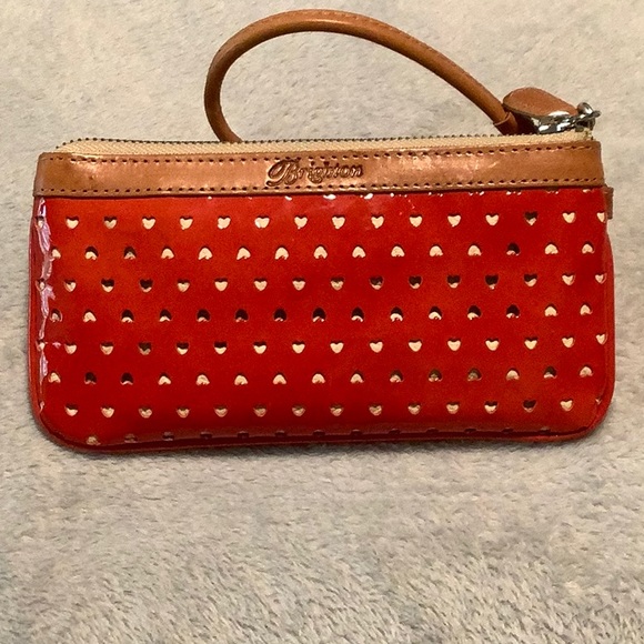 Brighton | Bags | Brighton Pixie Heart Red Wristlet | Poshmark
